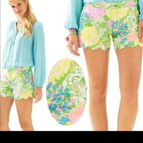 Lilly Pulitzer | Shorts | Lilly Pulitzer Buttercup Shorts Nwt | Poshmark
